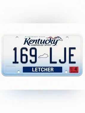 Wall Decor | Kentucky Bluegrass State Unbridled Spirit Letcher License ...